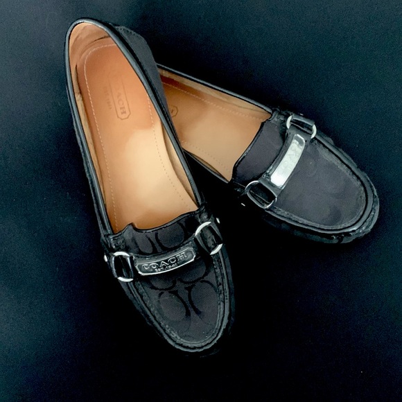 Coach | Shoes | Coach Felisha Patent Leather Material Flats | Poshmark